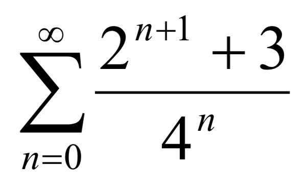 Solved * 2n+1 + 3 n=0 | Chegg.com