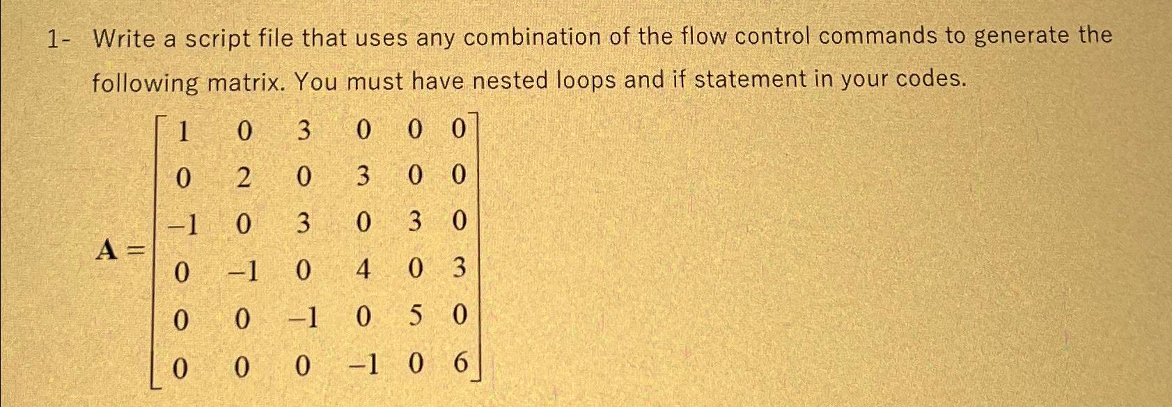 Solved 1- Write a script file that uses any combination of | Chegg.com Solved 1- Write a script file that uses any combination of | Chegg.com
