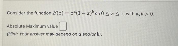 Solved Consider the function R(z)=6e−2z−6e−z on z≥0. | Chegg.com