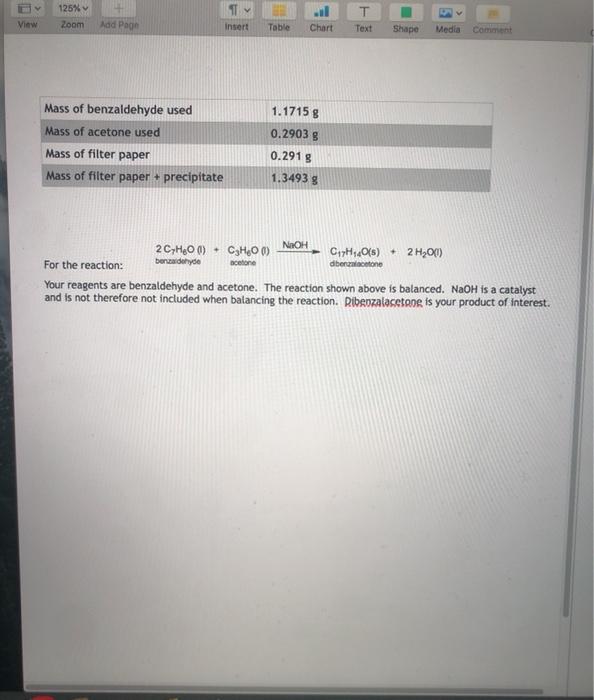 Solved DATA ANALYSIS Mass of filter paper 0.291 g Mass of | Chegg.com
