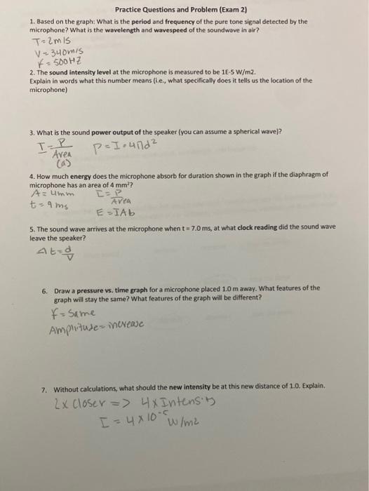 Solved Practice Questions and Problem (Exam 2) Problem 3: | Chegg.com