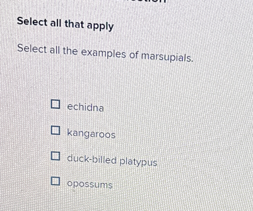 Solved Select all that applySelect all the examples of | Chegg.com