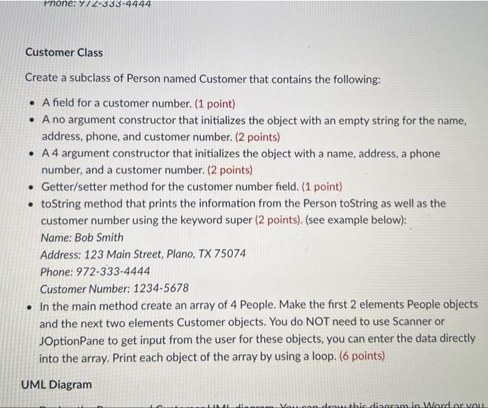 Solved Chapter 10 Assignment (20 points): Person and | Chegg.com
