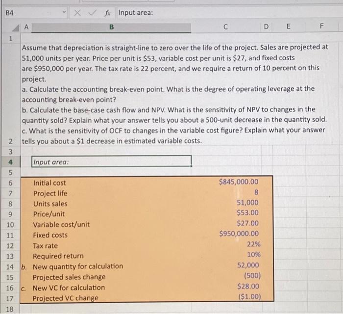 can you please give excel formulas and explain them? | Chegg.com