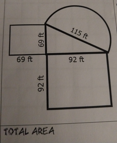 Solved TOTAL AREA | Chegg.com