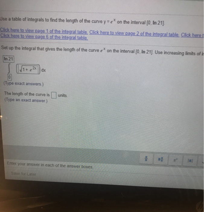 Solved Use a table of integrals to find the length of the | Chegg.com