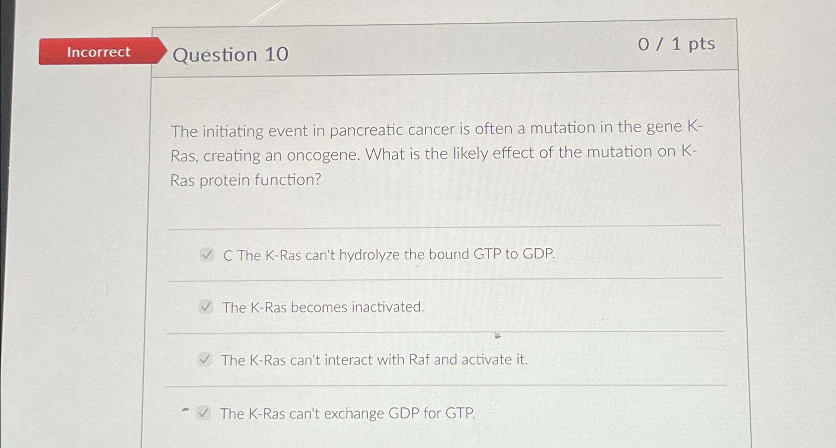 Solved IncorrectQuestion 1001 ﻿ptsThe initiating event in | Chegg.com