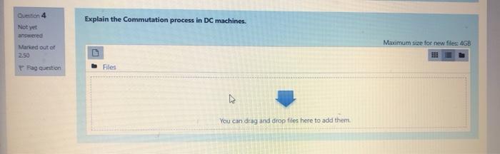 Solved Queron 4 Explain the Commutation process in DC | Chegg.com