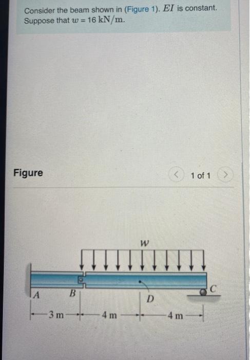 Solved Determine the vertical displacement at point D | Chegg.com