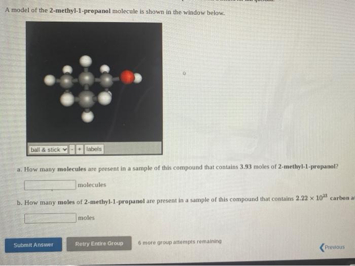 Solved A model of the propanone molecule is shown in the | Chegg.com