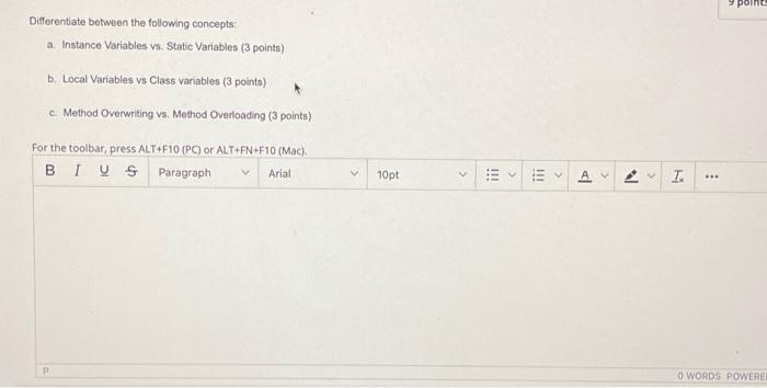 Solved Implement a static method called maxValue that takes | Chegg.com
