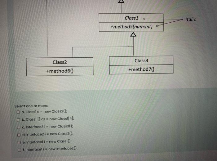 Solved Given the following inheritance hierarchy, what is | Chegg.com