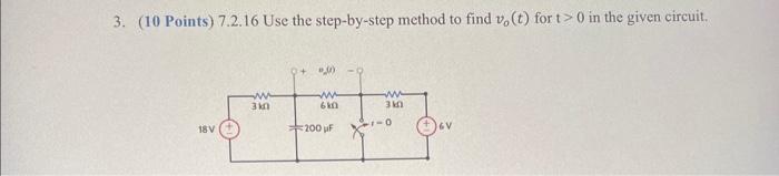 Solved 3. (10 Points) 7.2.16 Use the step-by-step method to | Chegg.com