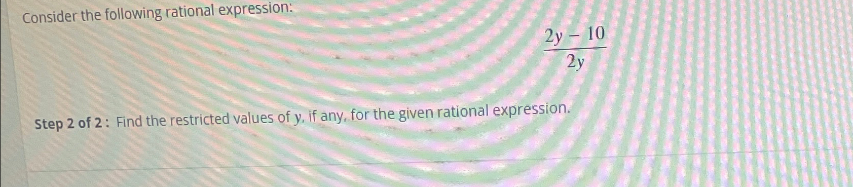 Solved Consider the following rational | Chegg.com