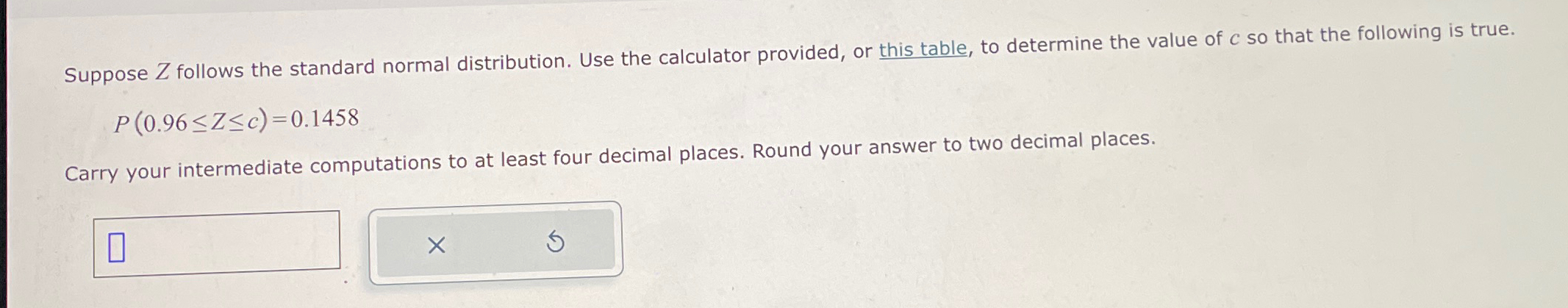 Solved Suppose Z ﻿follows the standard normal distribution. | Chegg.com