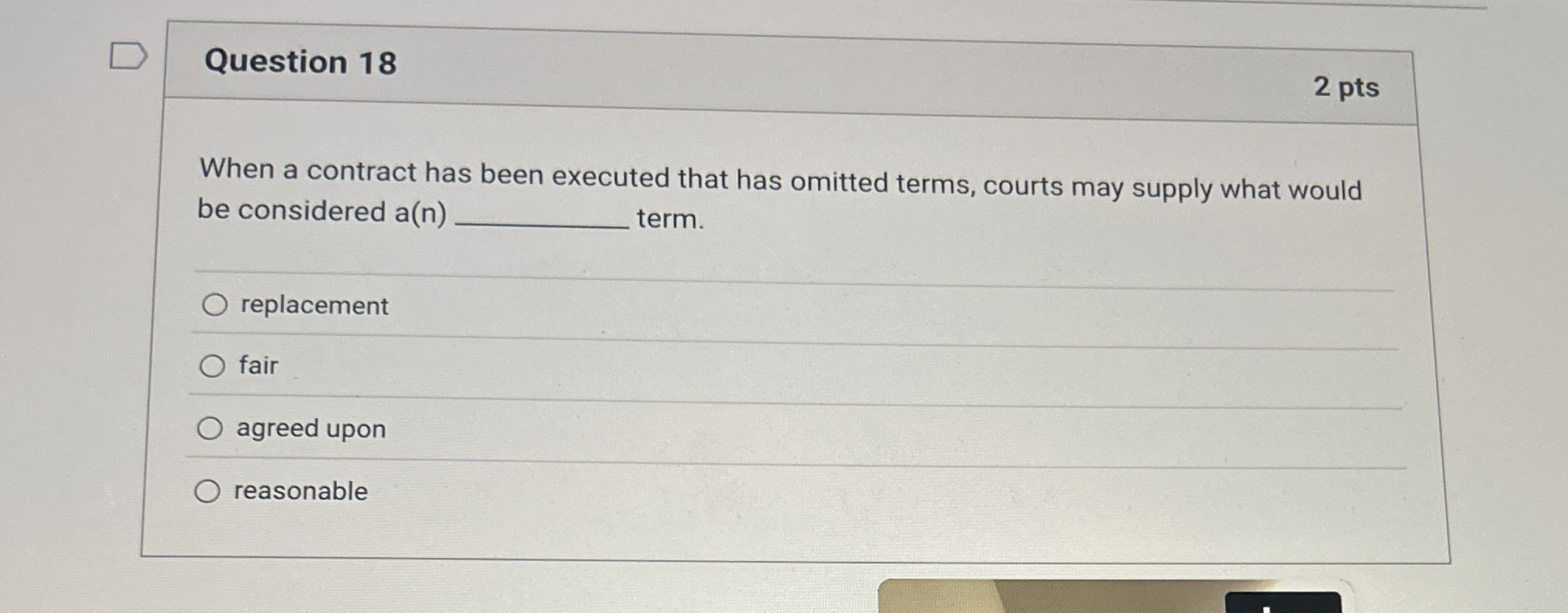 Solved Question 182 ﻿ptsWhen a contract has been executed | Chegg.com