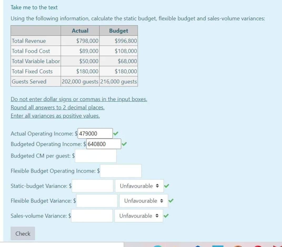 Solved Take me to the text. Using the following information, | Chegg.com