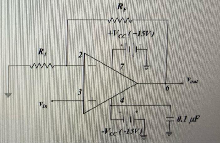Solved Recreate the circuit in tinkercad. The voltage gain | Chegg.com