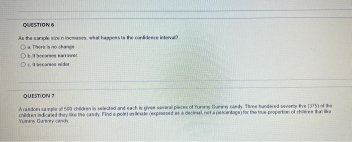 Solved Is a point estimate a parameter or statistic? a. | Chegg.com