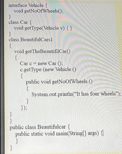 Solved How many .class files are generated on executing the | Chegg.com