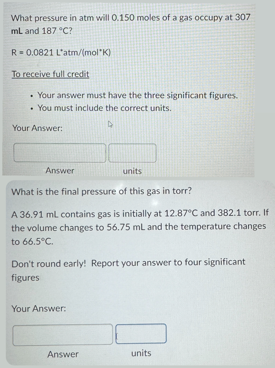 Solved Can you answer and explain both of these? | Chegg.com