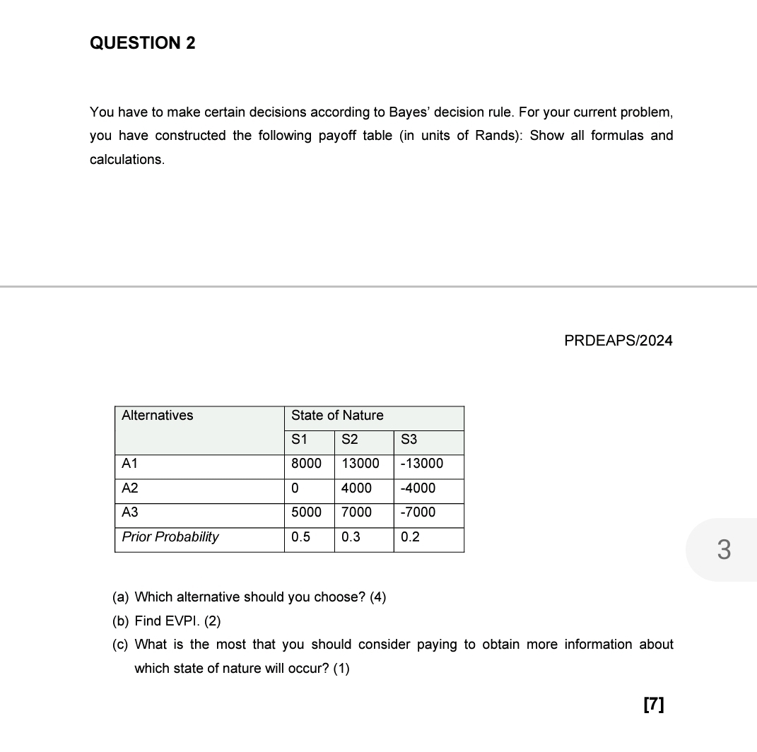 Solved QUESTION 2You have to make certain decisions | Chegg.com