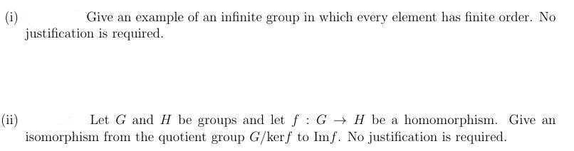Solved (iii) ﻿List the elements of a non-abelian subgroup of | Chegg.com