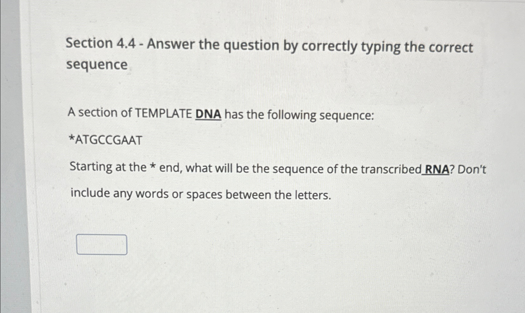 Solved Section 4 4 ﻿answer The Question By Correctly