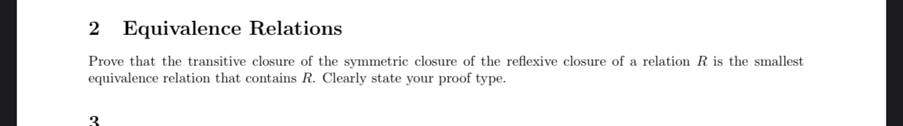 2 ﻿equivalence Relationsprove That The Transitive