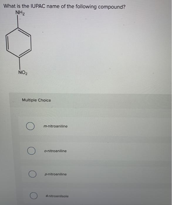 Solved What is the IUPAC name of the following compound? NH | Chegg.com