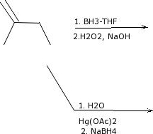 Solved BH3-THF rightarrow H2O2, NaOH | Chegg.com