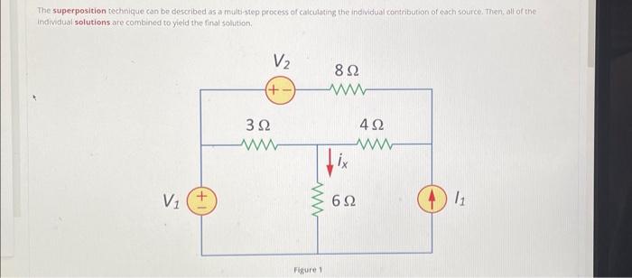 Solved The superposition technique can be described as a | Chegg.com