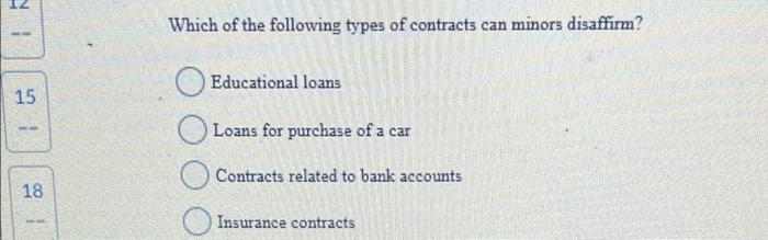 Solved 12 -- Which of the following types of contracts can | Chegg.com