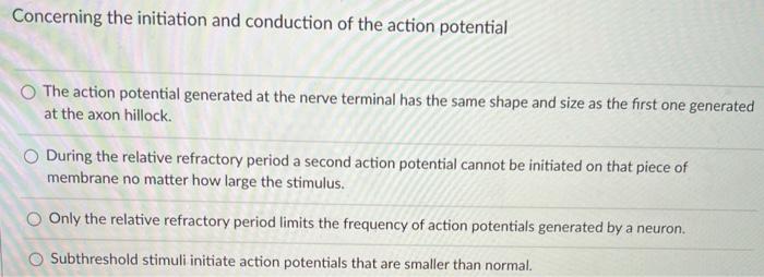 Solved During the action potential: the diffusion of ions | Chegg.com