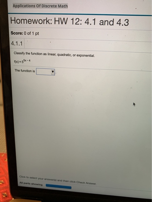 Solved Applications Of Discrete Math Homework: HW 12: 4.1 | Chegg.com