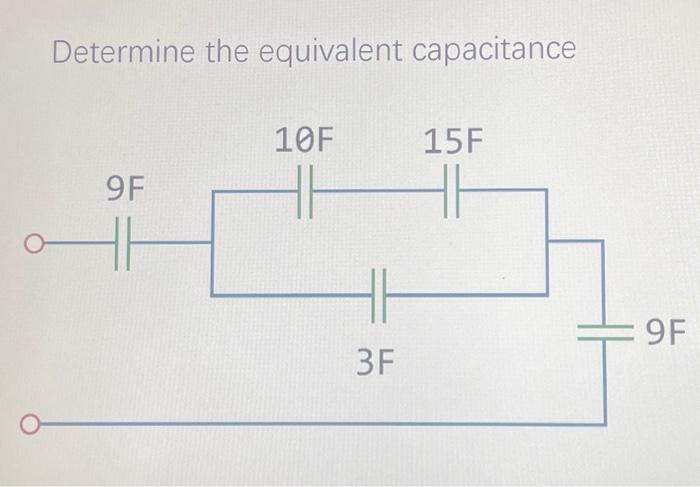 Solved Determine the equivalent capacitance | Chegg.com