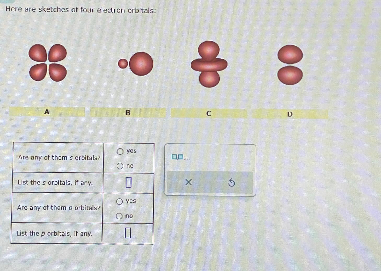 Solved Here are sketches of four electron | Chegg.com