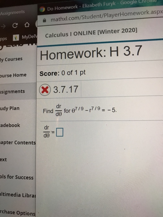 Solved Do Homework - Elizabeth Furyk - Google Chrome | Chegg.com