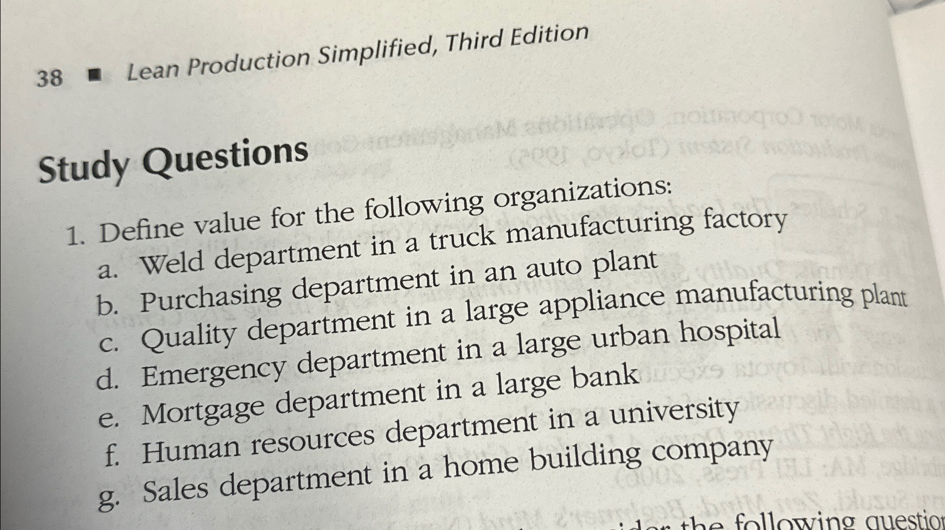 Solved 38Lean Production Simplified, Third EditionStudy | Chegg.com