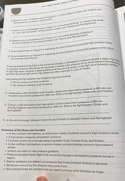 Solved Problem-Solving Module #2: Station Pressure Note | Chegg.com