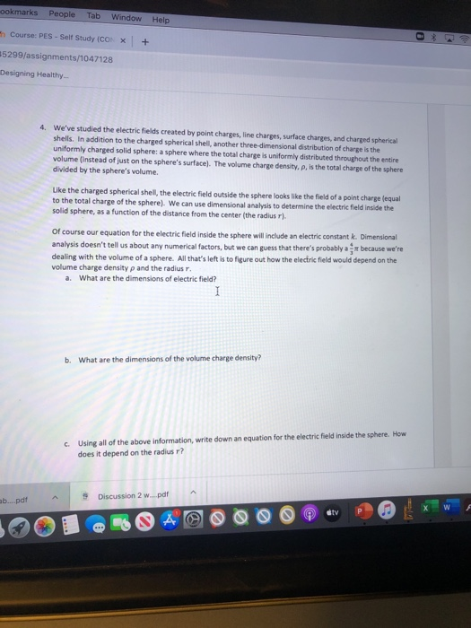 Solved ookmarks People Tab Window Help Course: PES - Self | Chegg.com