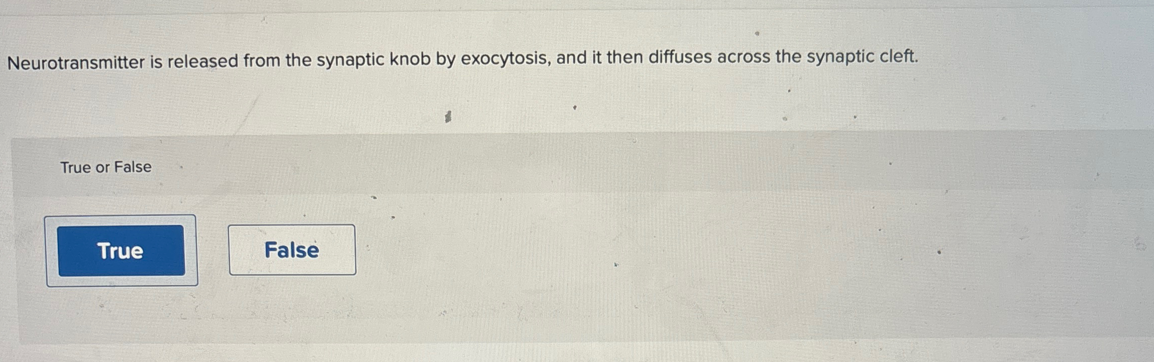 Solved Neurotransmitter is released from the synaptic knob | Chegg.com