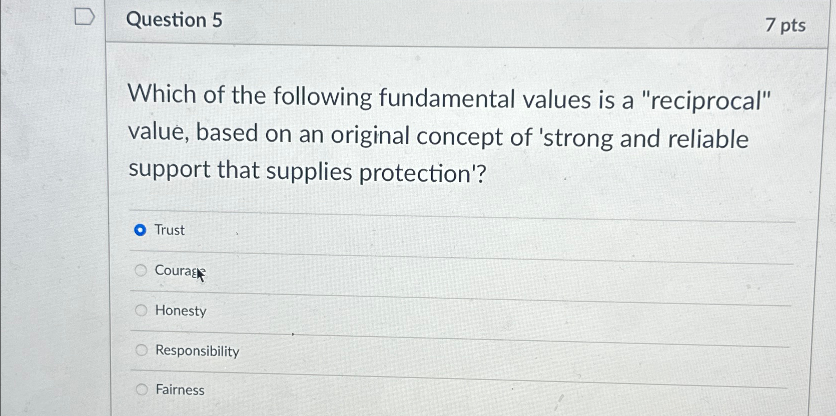 Solved Question 57 ﻿ptsWhich of the following fundamental | Chegg.com