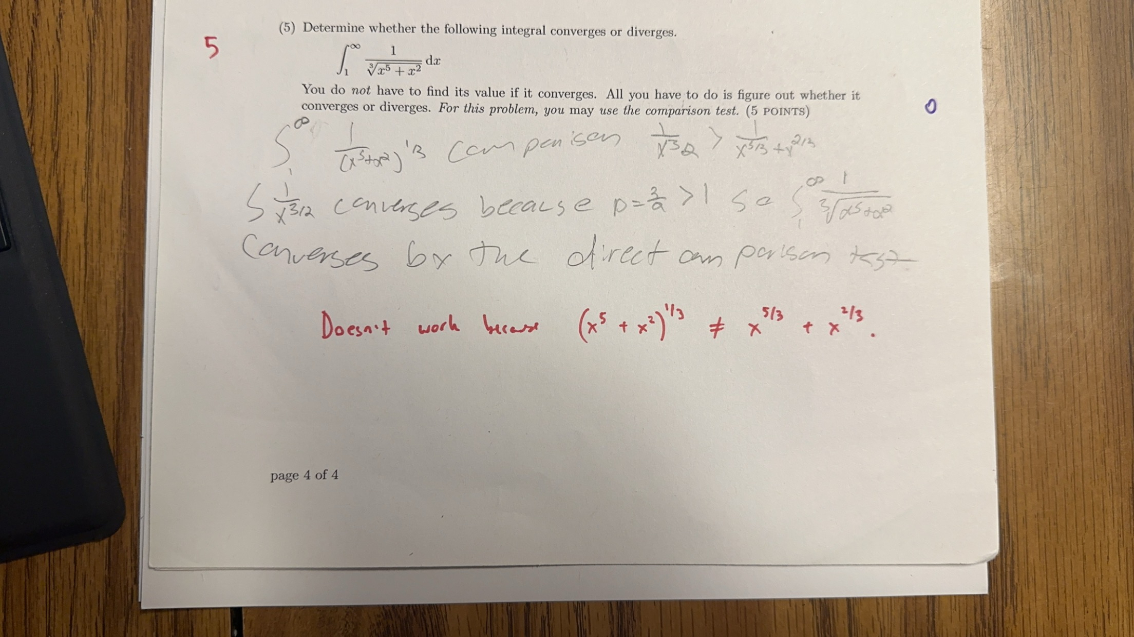 Solved You do not have to find its value if it converges. | Chegg.com