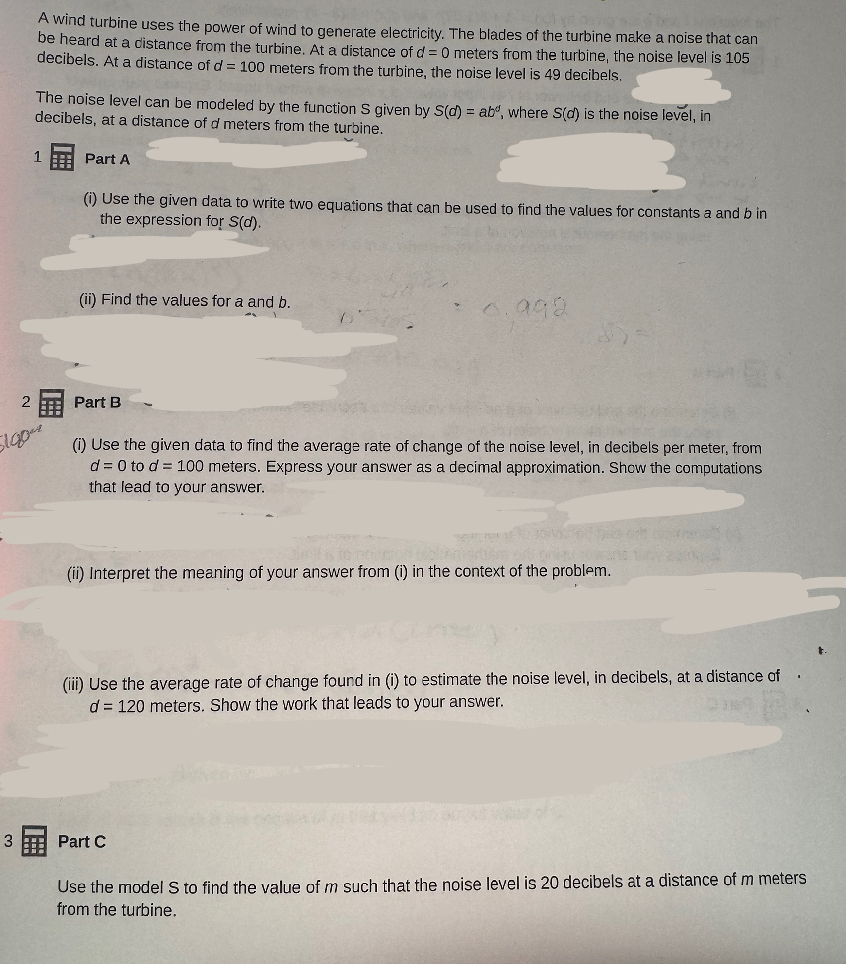 Solved A wind turbine uses the power of ﻿wind to ﻿generate | Chegg.com