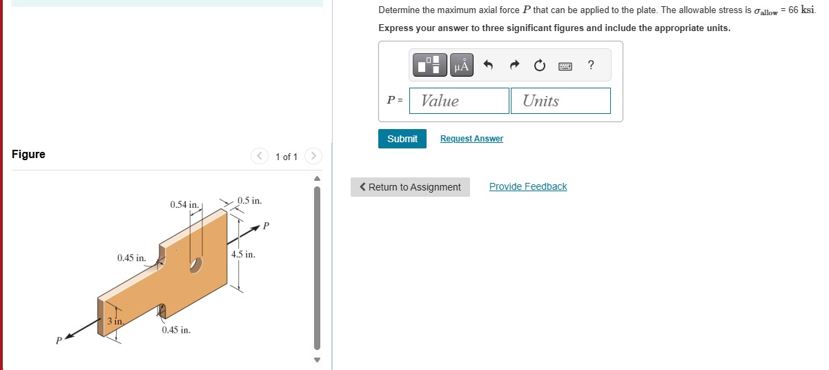 Solved Determine the maximum axial force PP ﻿that can be | Chegg.com