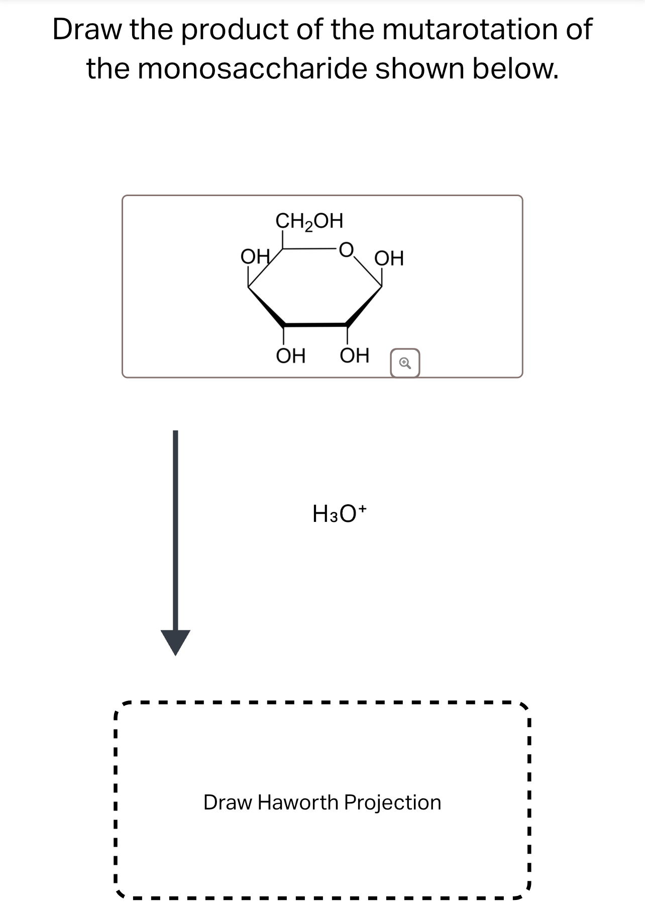 Draw the product of the mutarotation of the | Chegg.com