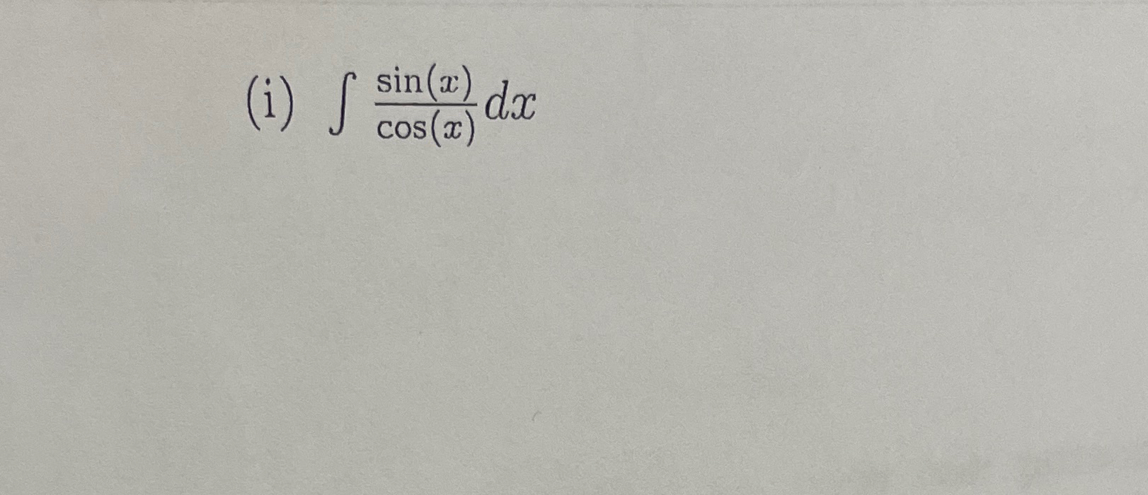 Solved Evaluate the following integrals ∫﻿﻿sin(x)cos(x)dx | Chegg.com
