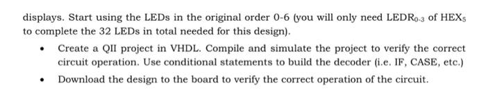 Solved Design a 5-bit binary decoder with VHDL as shown in | Chegg.com