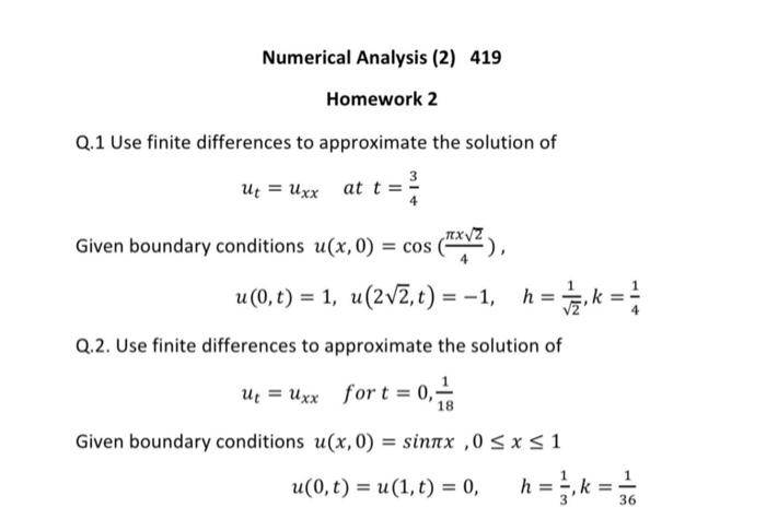 Please, I want to solve this question with a correct | Chegg.com